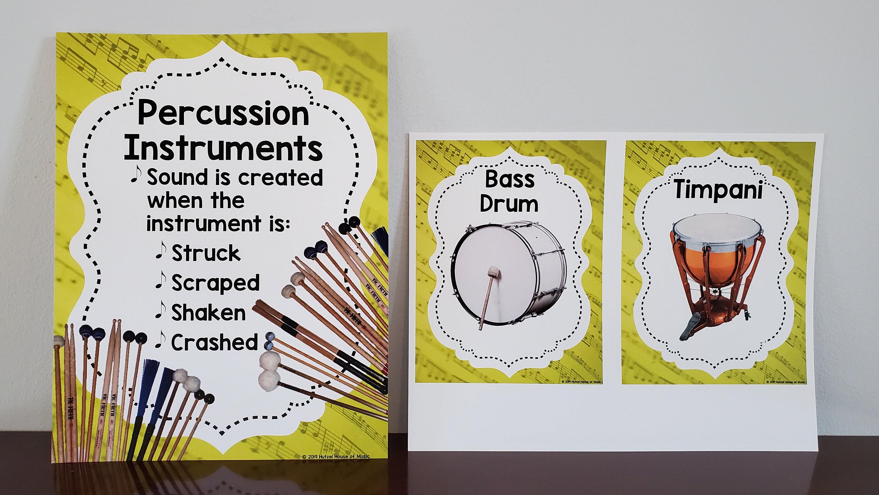 Real Photo Instrument Family Poster Set - Etsy