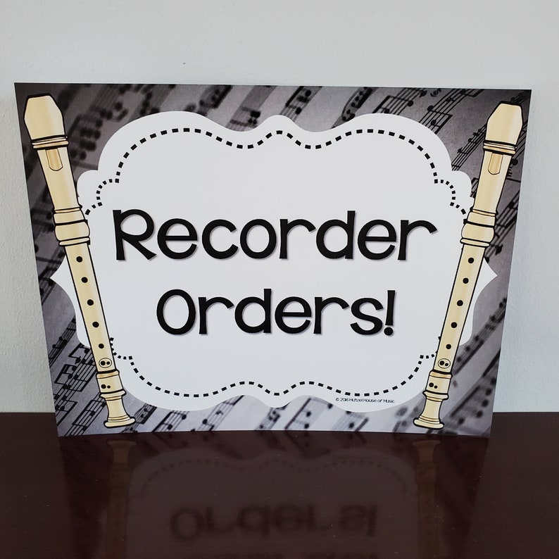 Recorder Rules Posters for Music Class Bulletin Board - Etsy