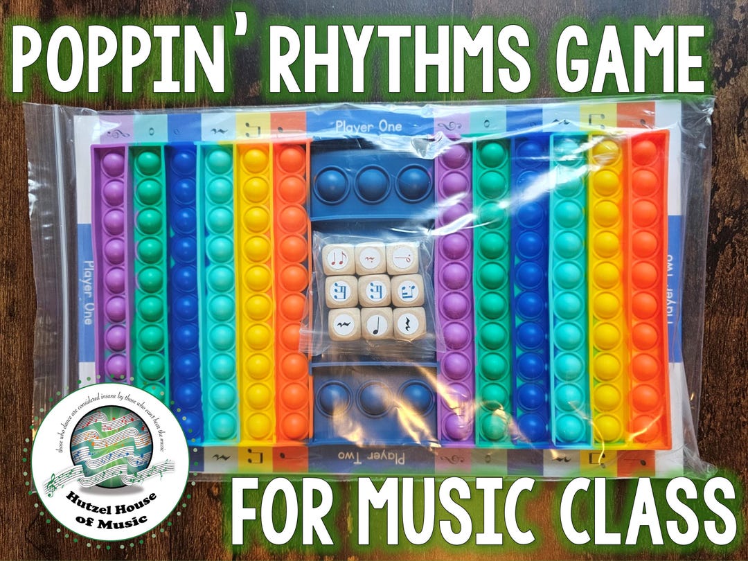 Pop It Rhythm Game for Music Class: Notation Practice - Etsy