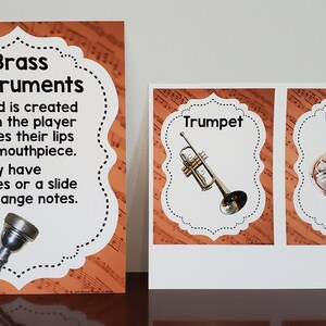 Real Photo Instrument Family Poster Set - Etsy