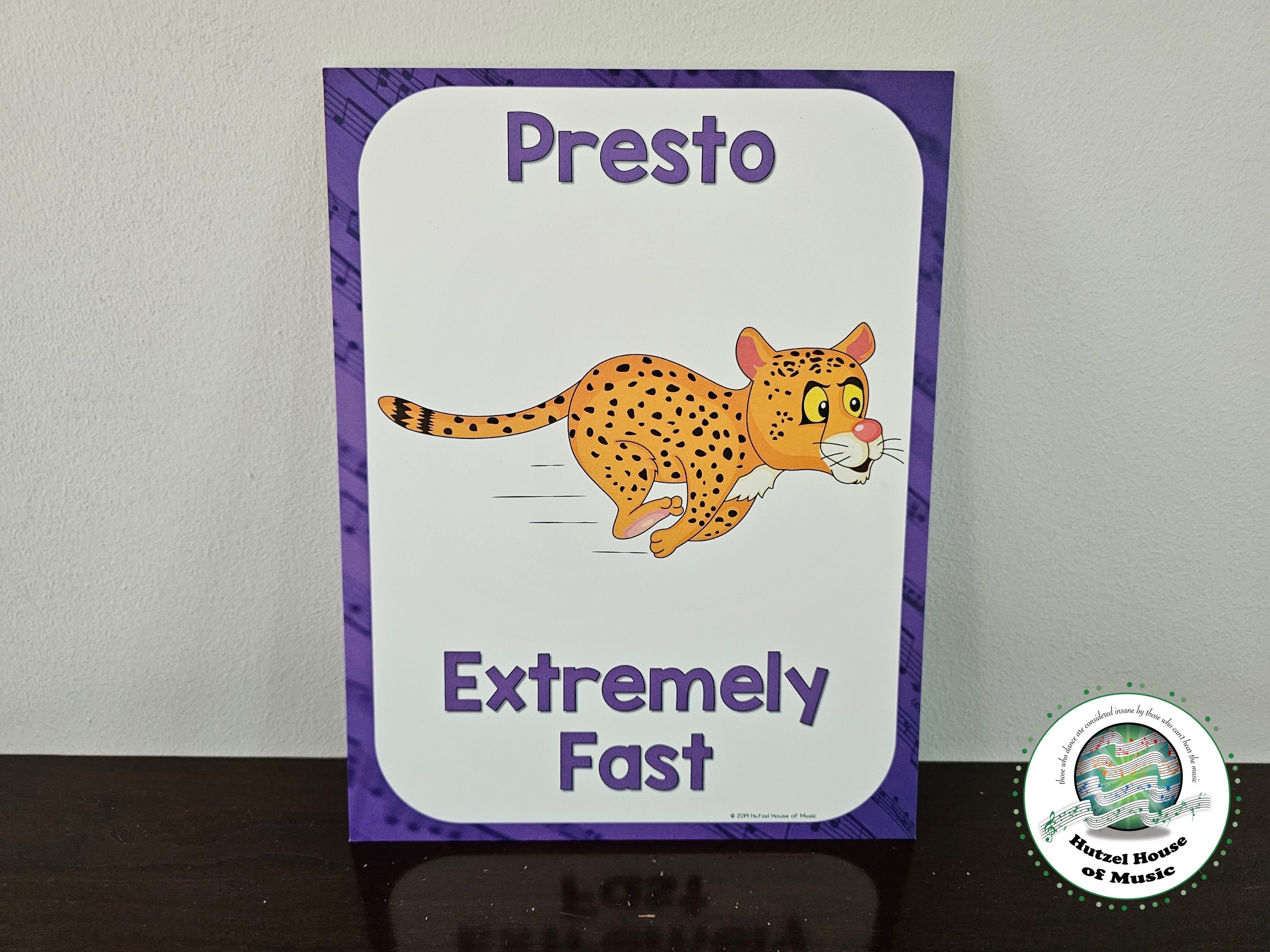 Animal Tempo Posters for Music Classroom - Etsy Australia