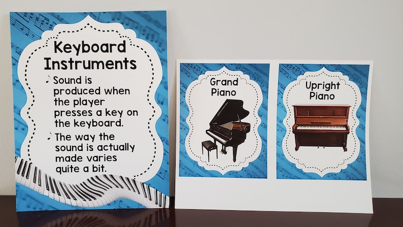 Real Photo Instrument Family Poster Set | Etsy