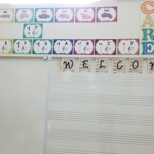 Rainbow Multicultural Curwen Kodaly Solfege Hand Signs for Music Class ...
