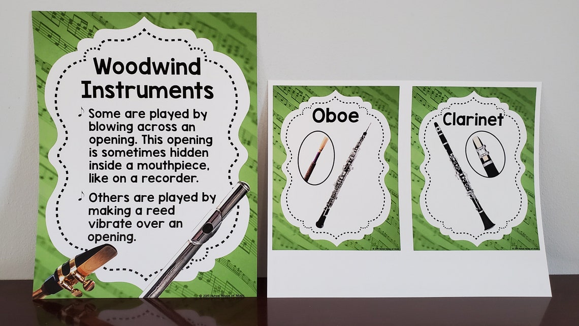 Real Photo Instrument Family Poster Set - Etsy