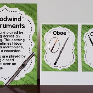 Real Photo Instrument Family Poster Set - Etsy