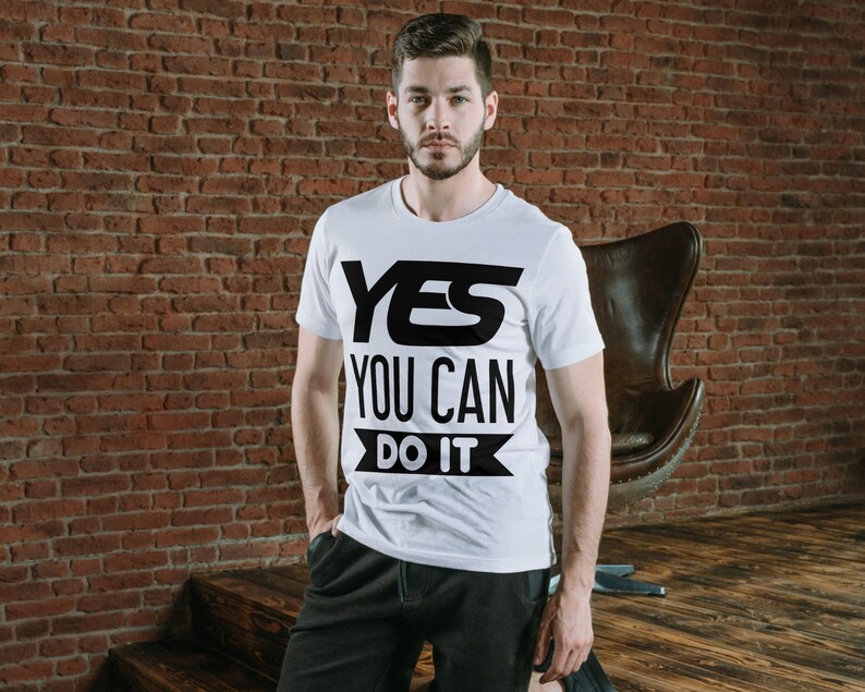Yes You Can Do It Svg, Motivational Svg, Inspiration Svg, PNG, Instant ...