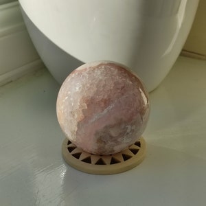 Wooden Sphere Stand, Crystal Ball Stand, Sphere Holder, Sports Ball ...
