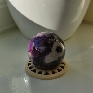 Wooden Sphere Stand, Crystal Ball Stand, Sphere Holder, Sports Ball ...