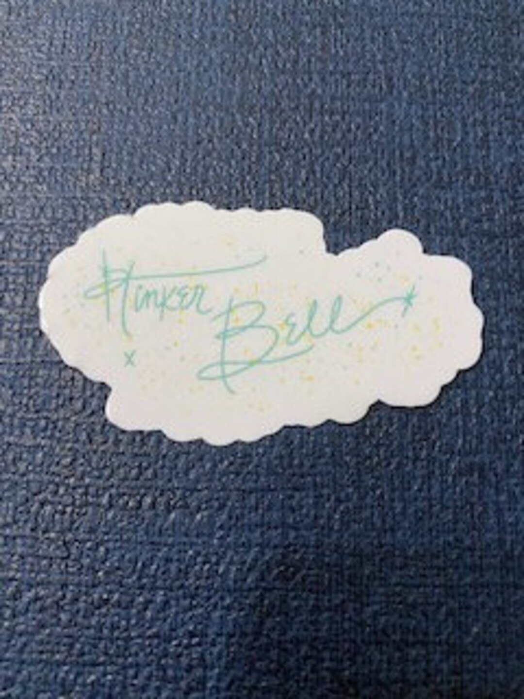 Tinker Bell Signature Sticker - Etsy