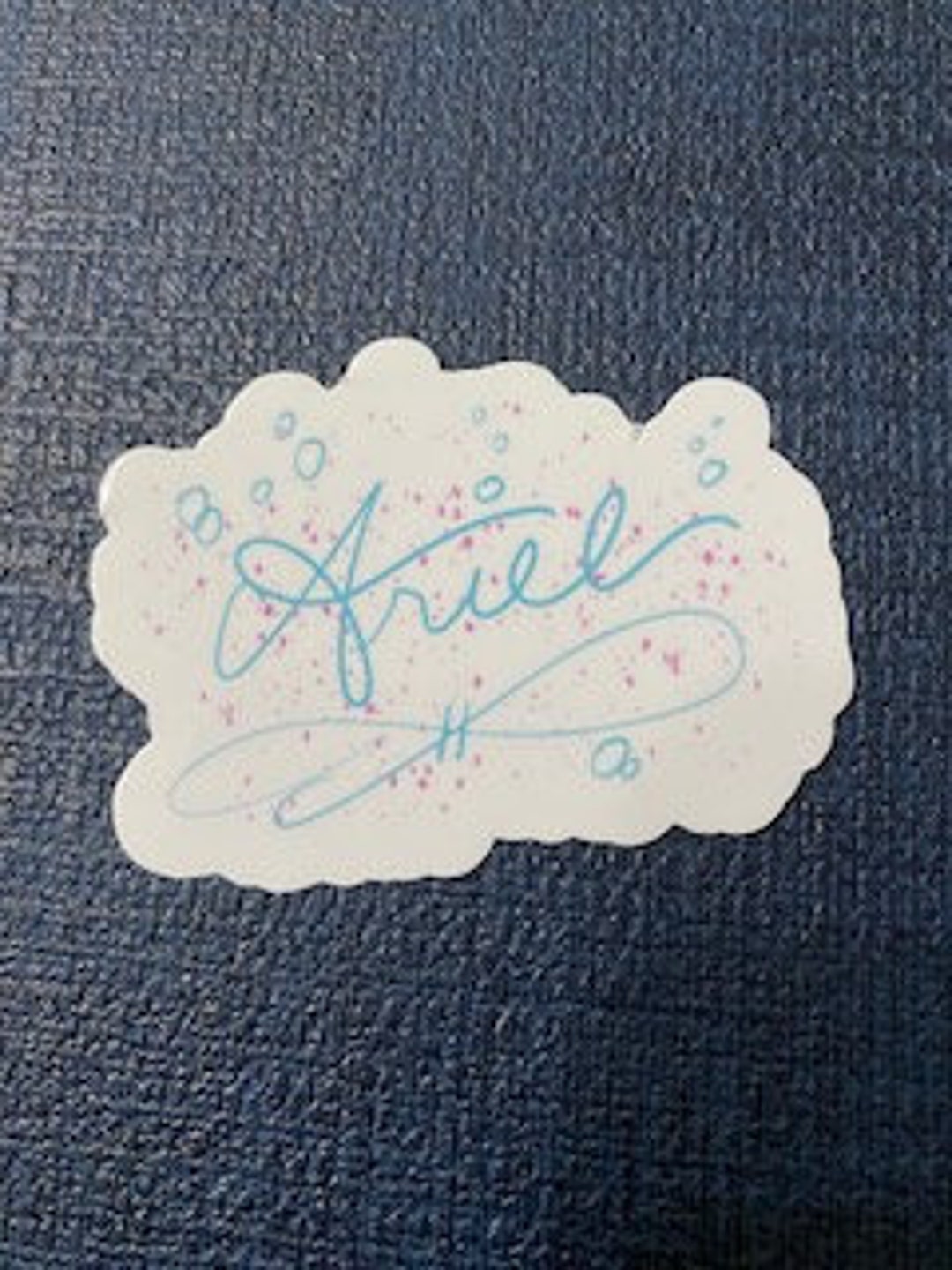 Princess Ariel Signature Sticker - Etsy