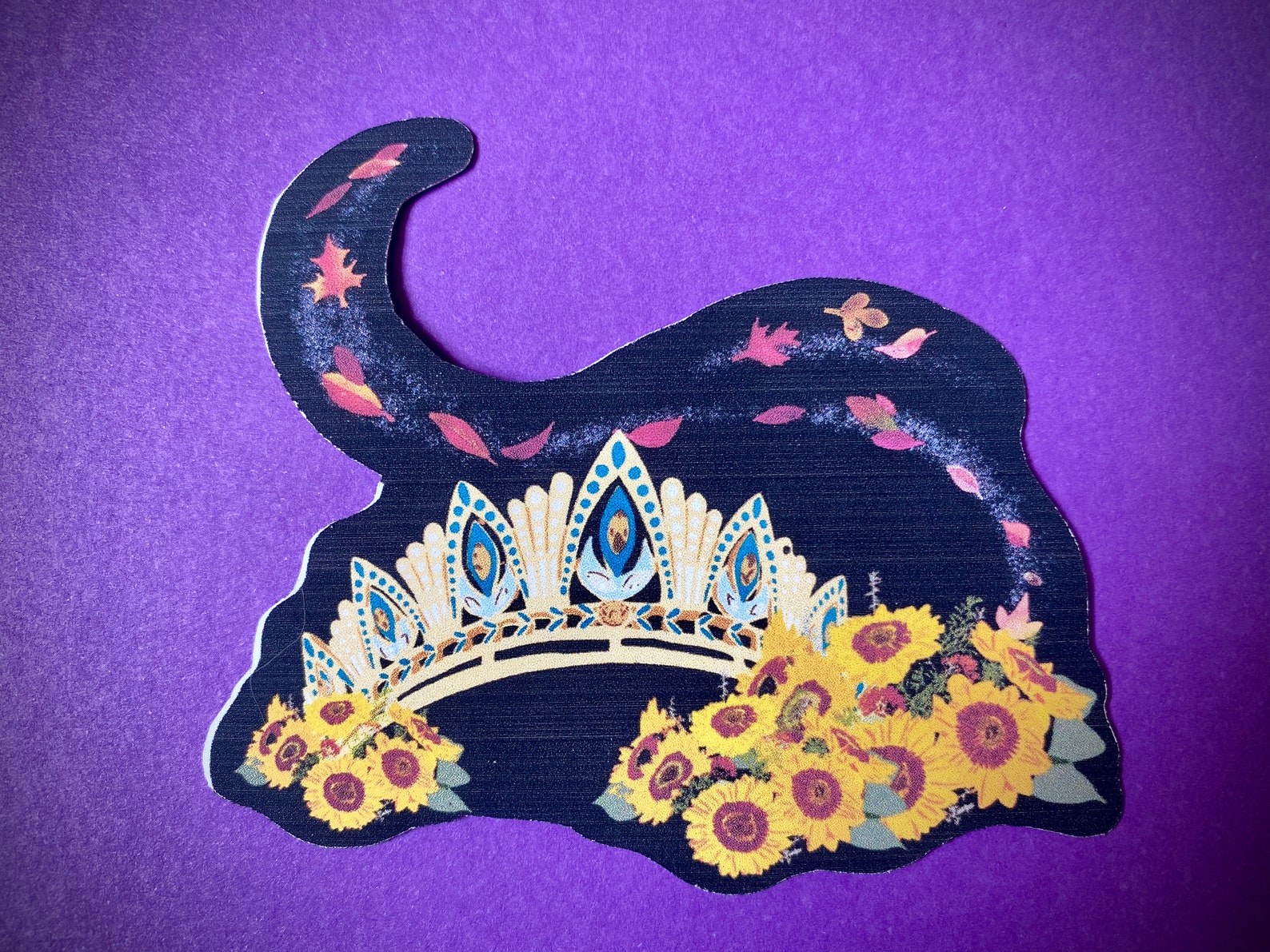 Frozen Princess Anna Tiara Sticker - Etsy