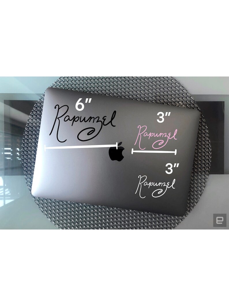 Rapunzel Autograph Decal - Etsy