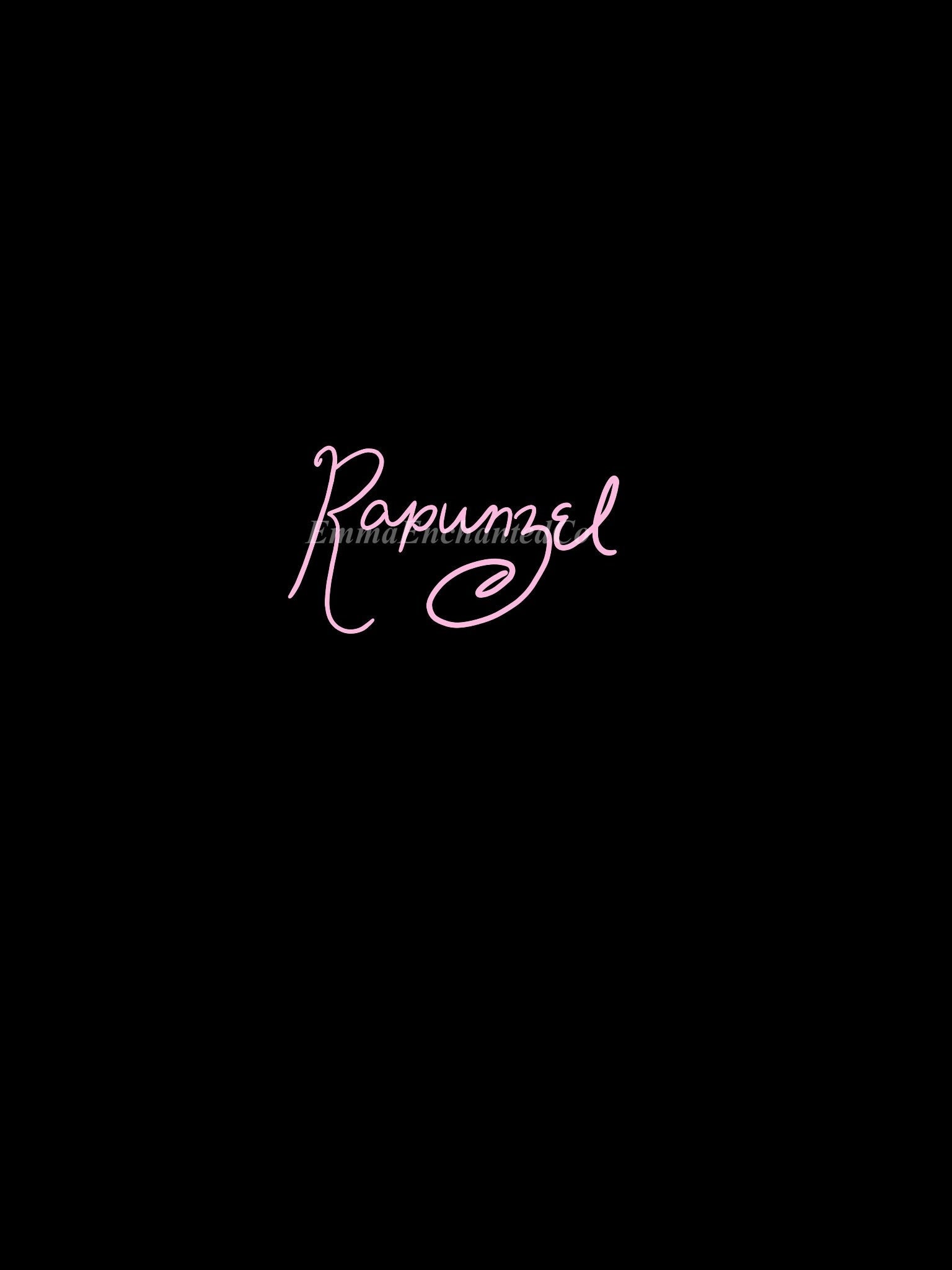 Rapunzel Autograph Decal - Etsy