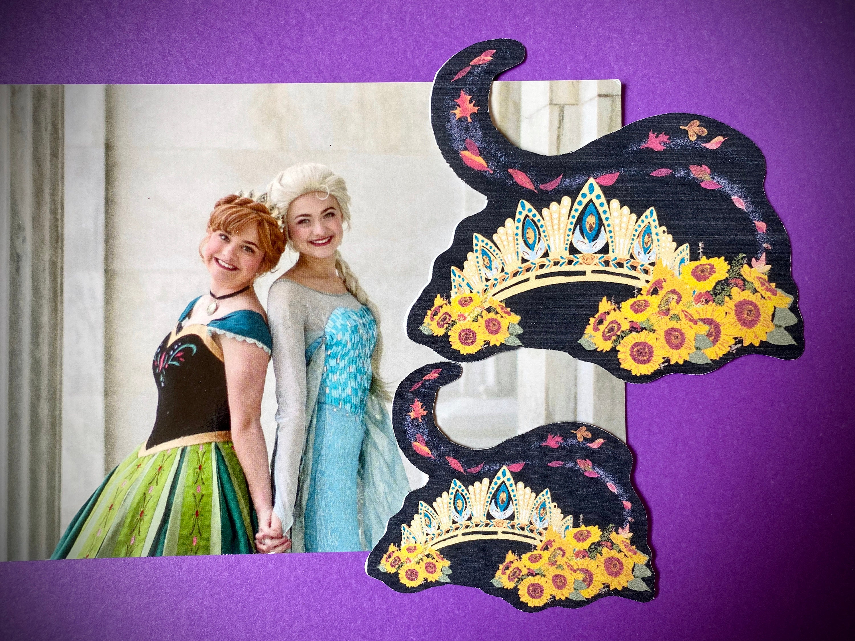 Frozen Princess Anna Tiara Sticker - Etsy