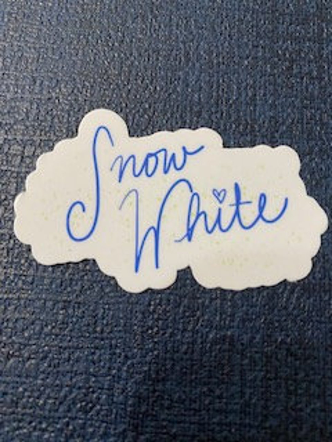 Snow White Signature Sticker - Etsy