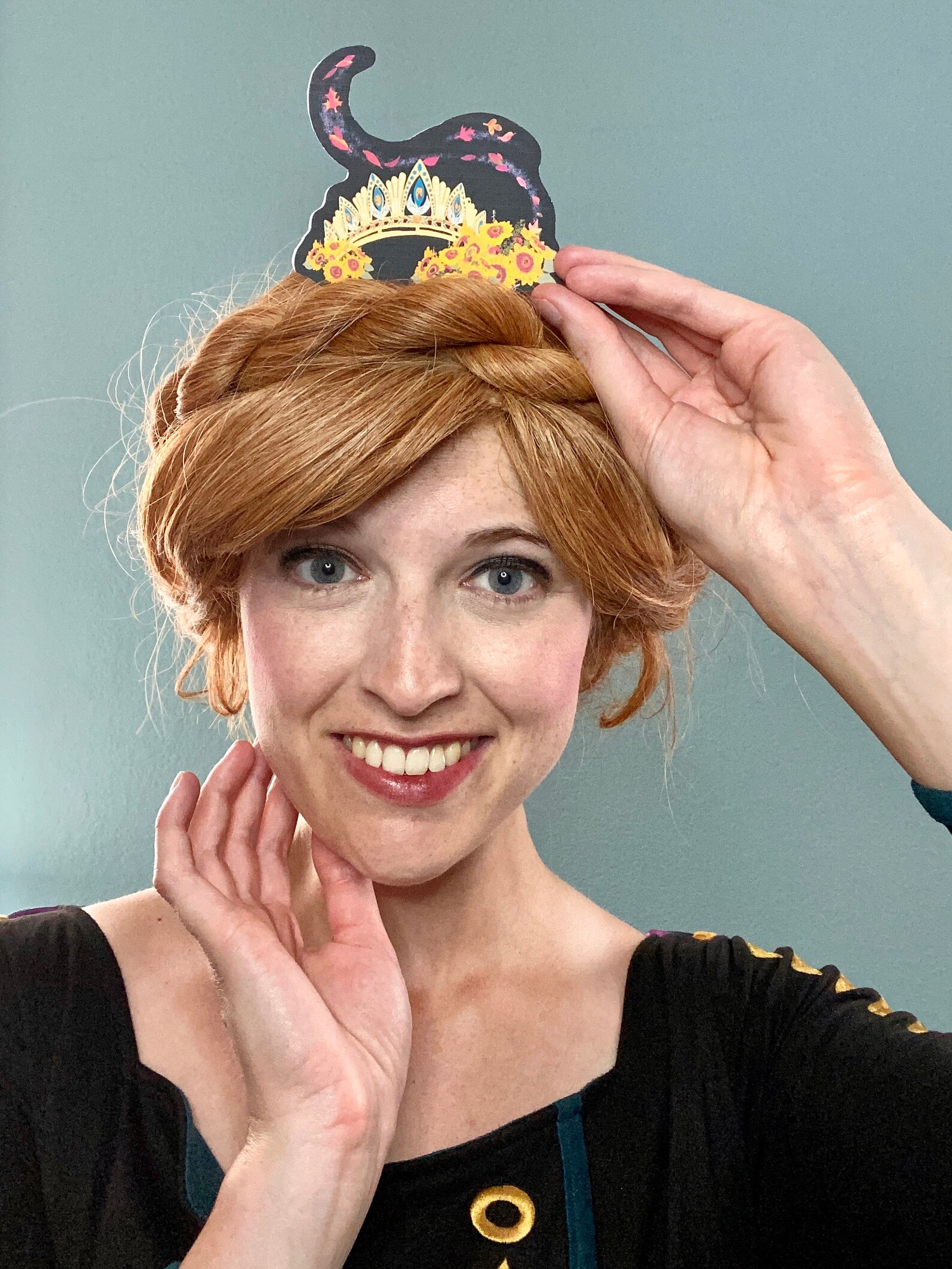 Frozen Princess Anna Tiara Sticker - Etsy