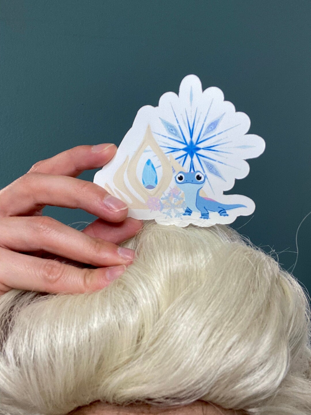 Frozen Queen Elsa Tiara Sticker - Etsy