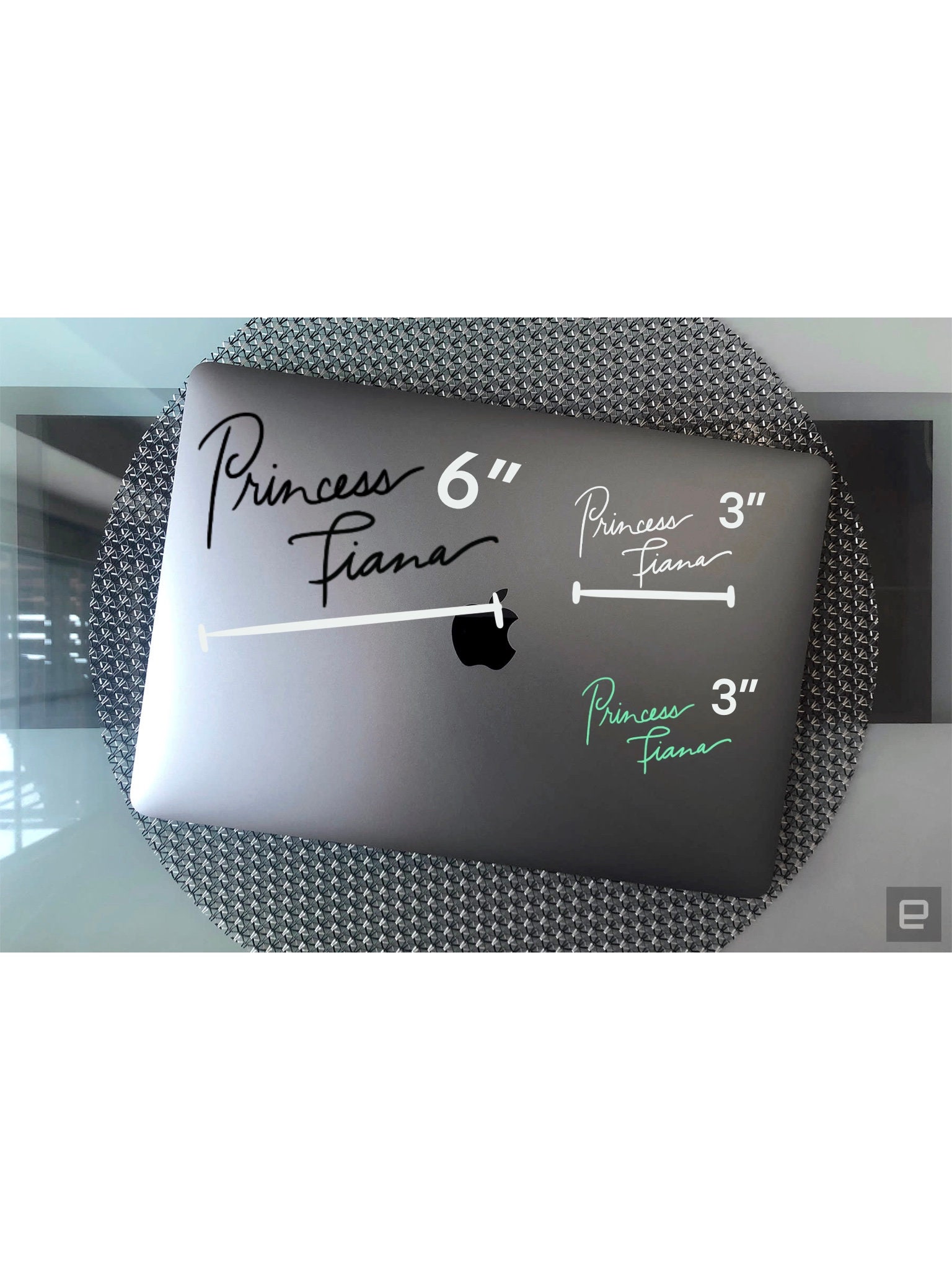 Princess Tiana Autograph Decal - Etsy