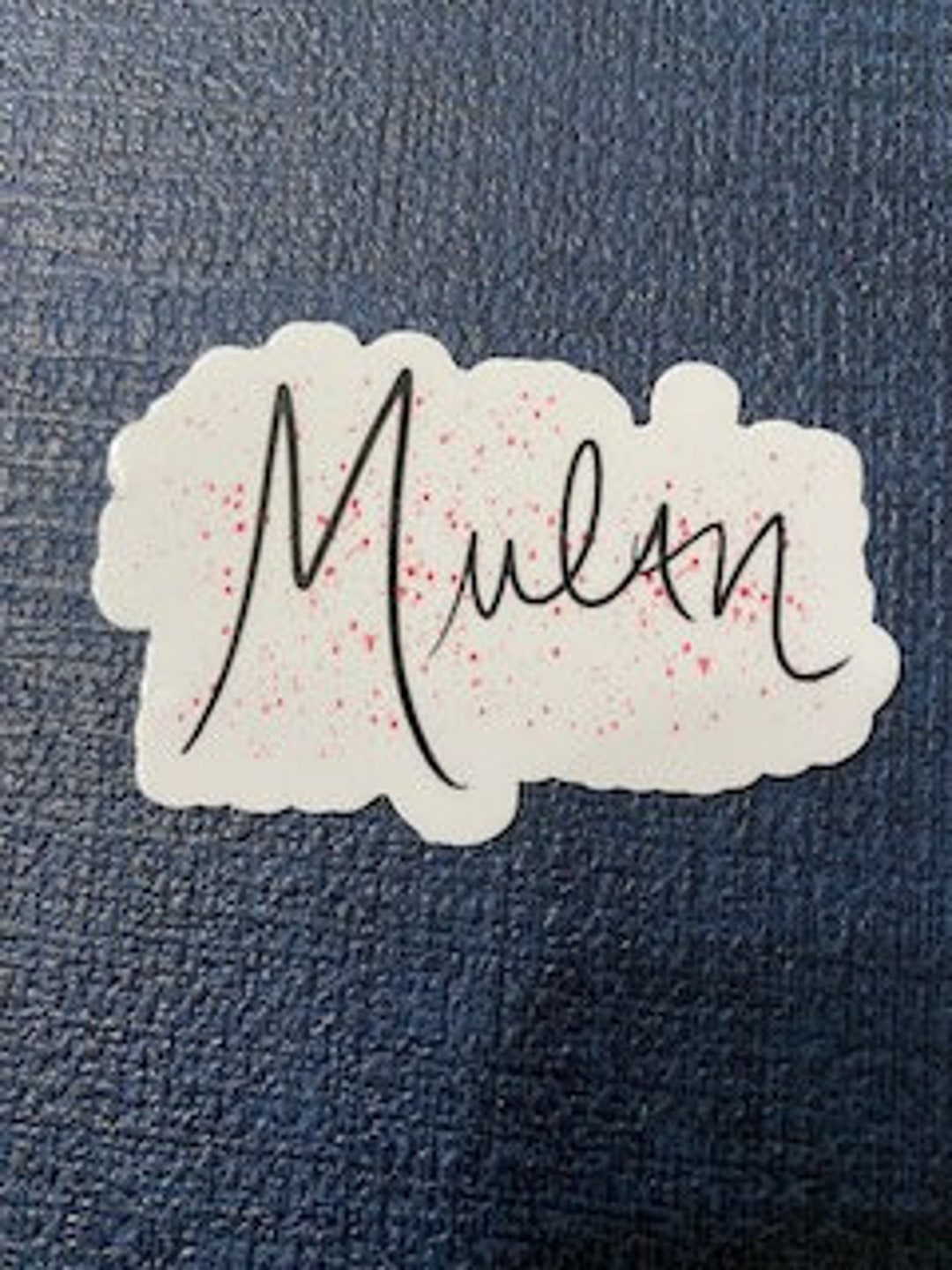 Mulan Signature Sticker - Etsy