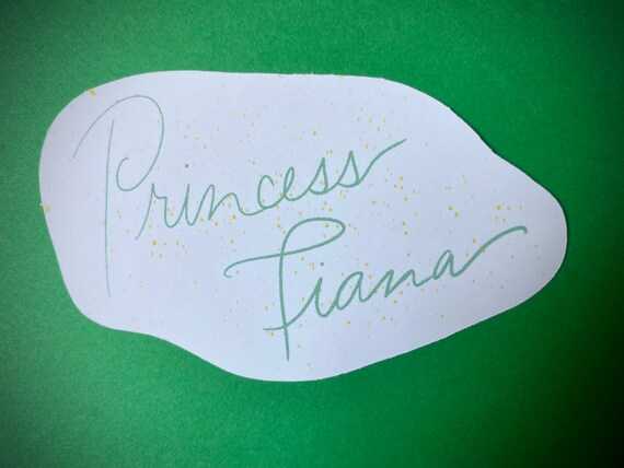 Princess Tiana Signature Sticker - Etsy