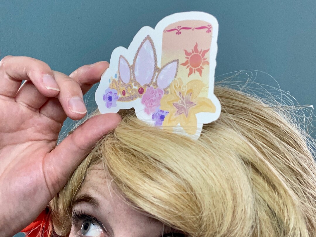 Rapunzel Tiara Sticker - Etsy