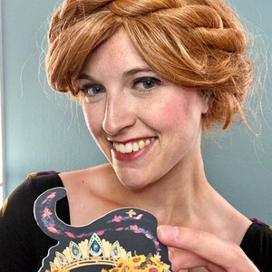 Frozen Princess Anna Tiara Sticker - Etsy