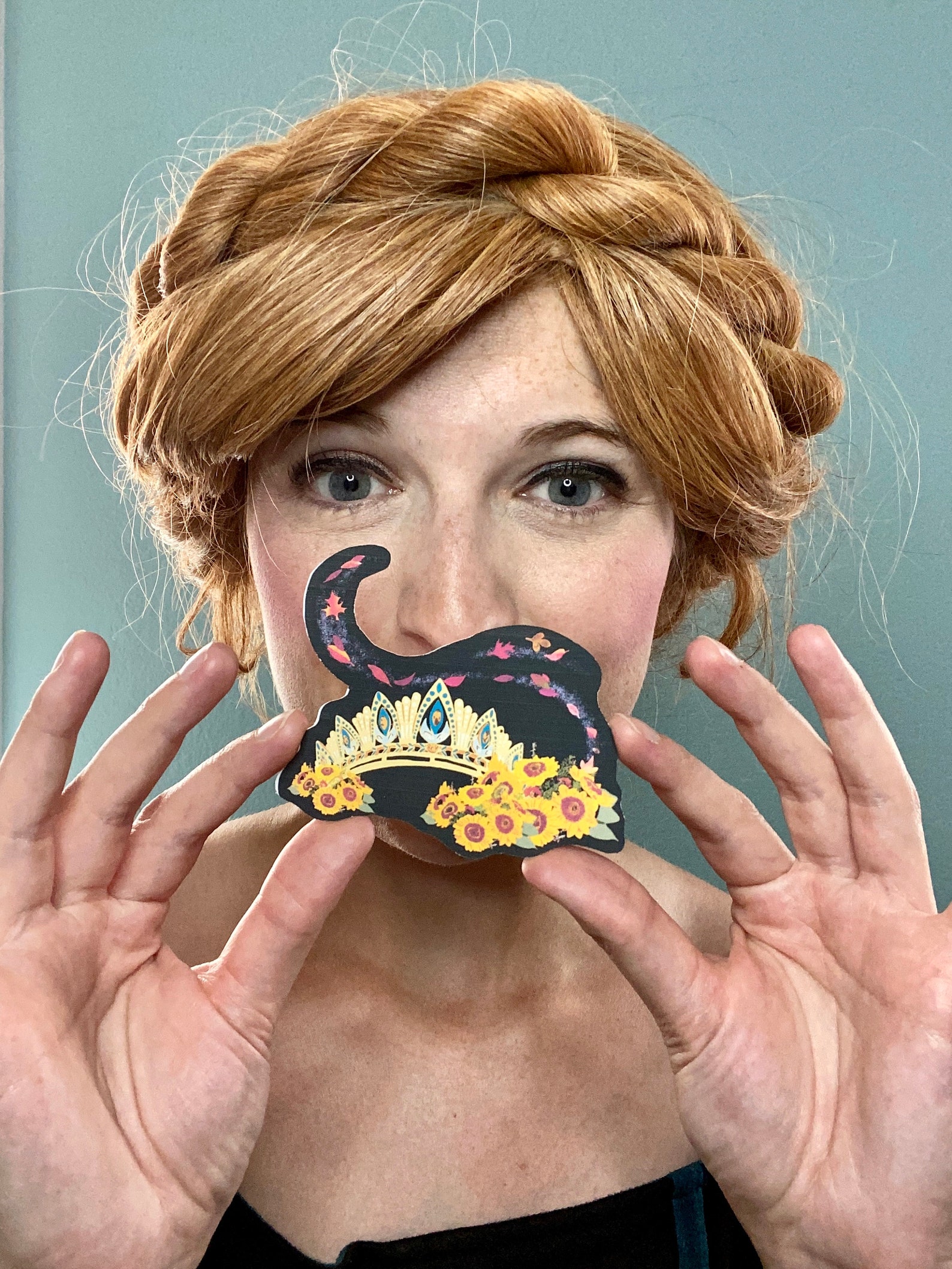 Frozen Princess Anna Tiara Sticker - Etsy