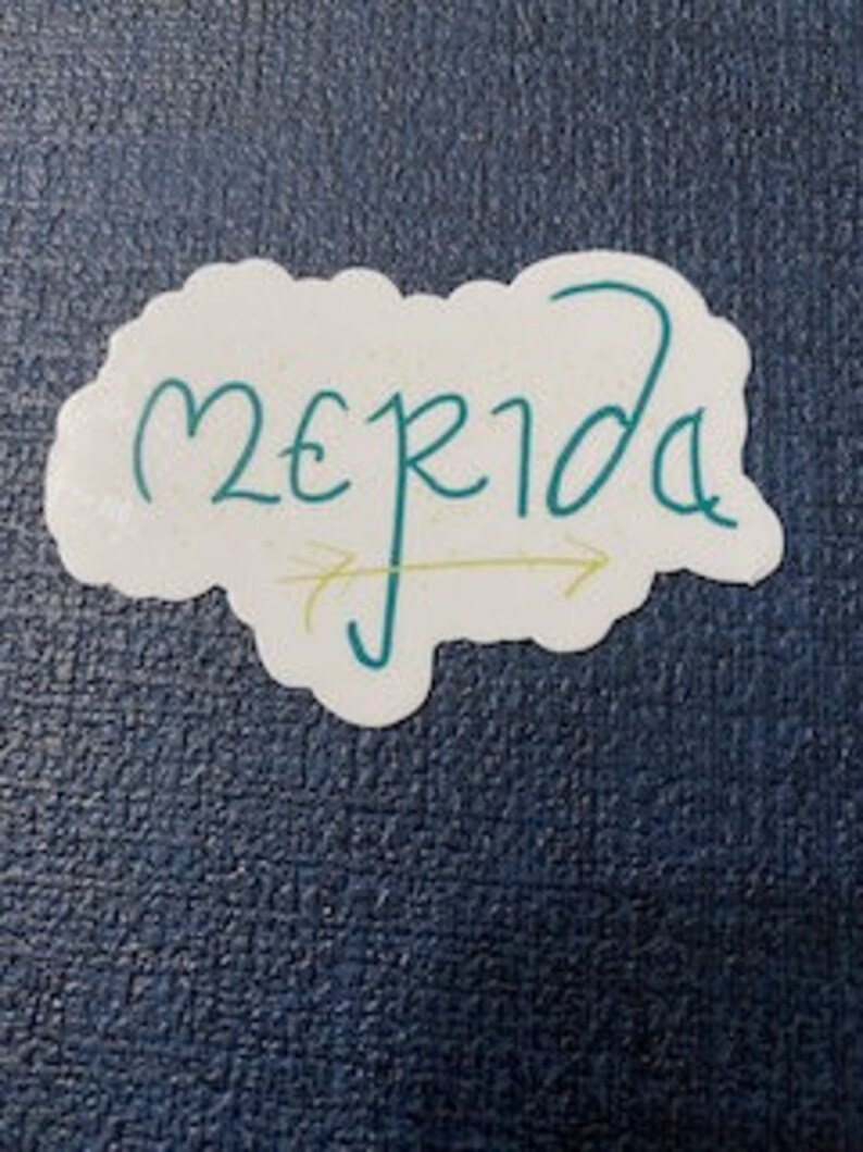 Merida Signature Sticker - Etsy