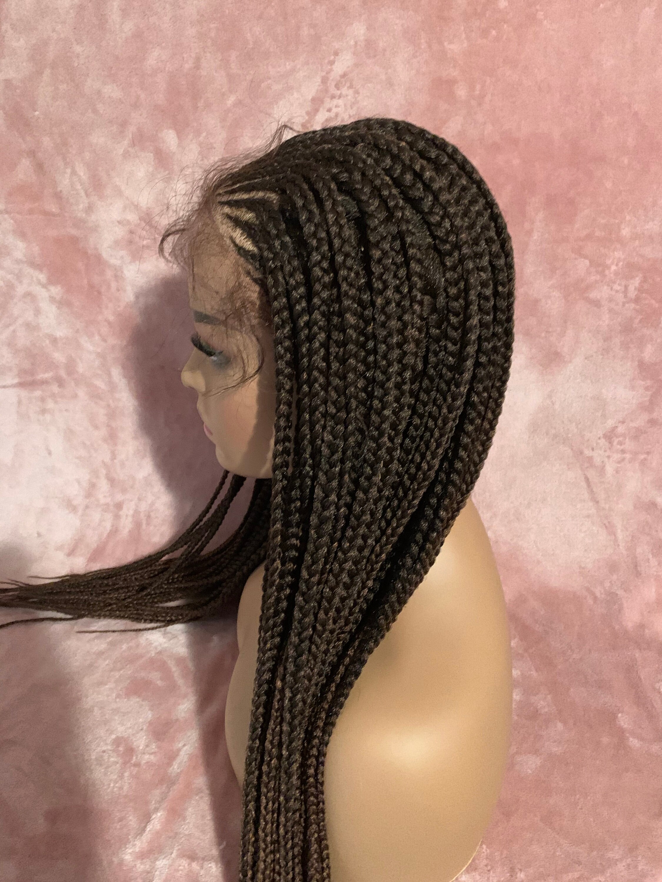 30 pulgadas mitad Cornrows / mitad trenzas individuales - Etsy México
