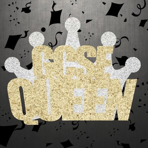 GCSE QUEEN Cake Topper, Graduation Cake Topper, Exam Success ...