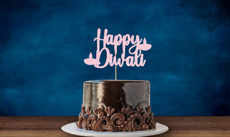 Happy Diwali Cake Topper Diwali Cake Topper Deepawali Cake | Etsy