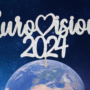 Eurovision Cake Topper, Eurovision Centrepiece, Cake Topper, Eurovision ...