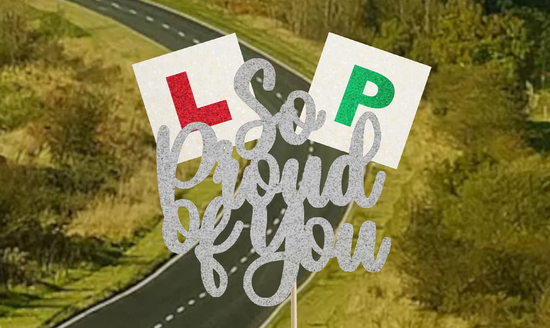 Driving Test Pass, Learner Driver, P Plates, L Plates, Cake Decoration ...