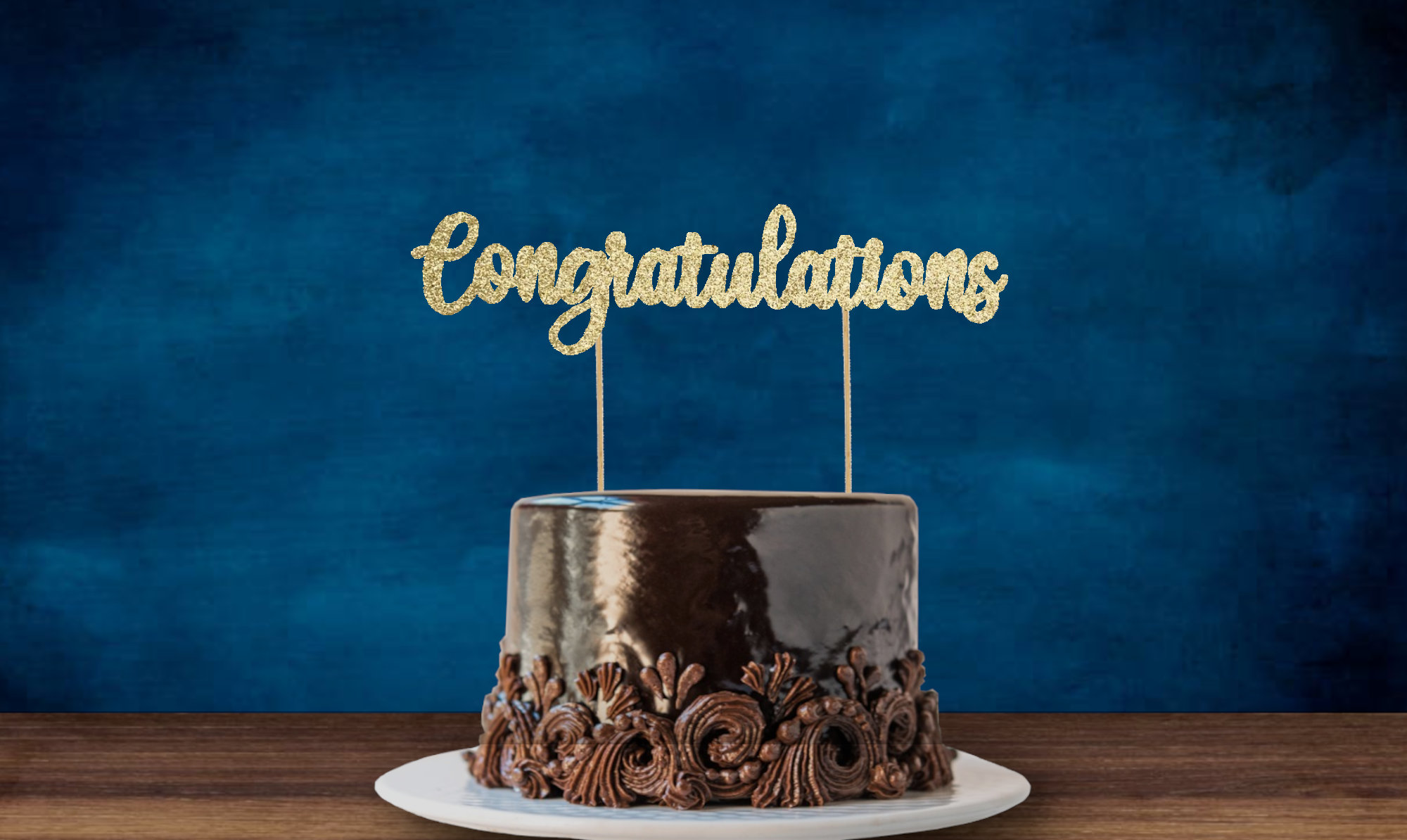 Congratulations Cake Topper, Congrats Cake Topper, Graduation Cake ...