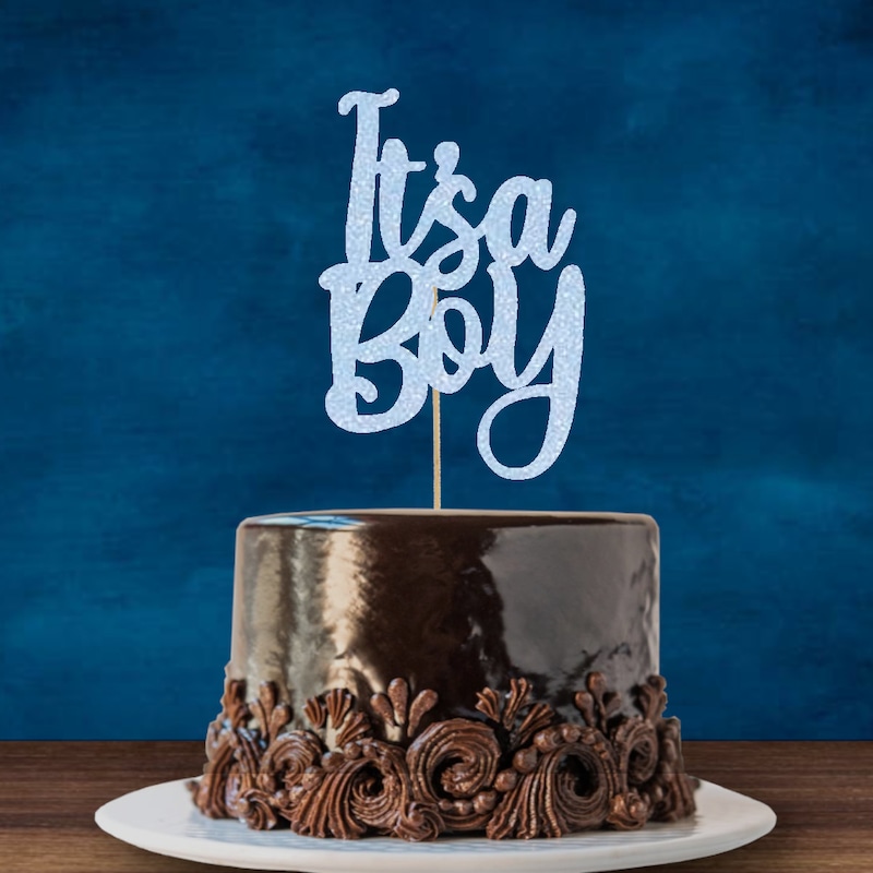 New baby boy cake topper - Etsy.de