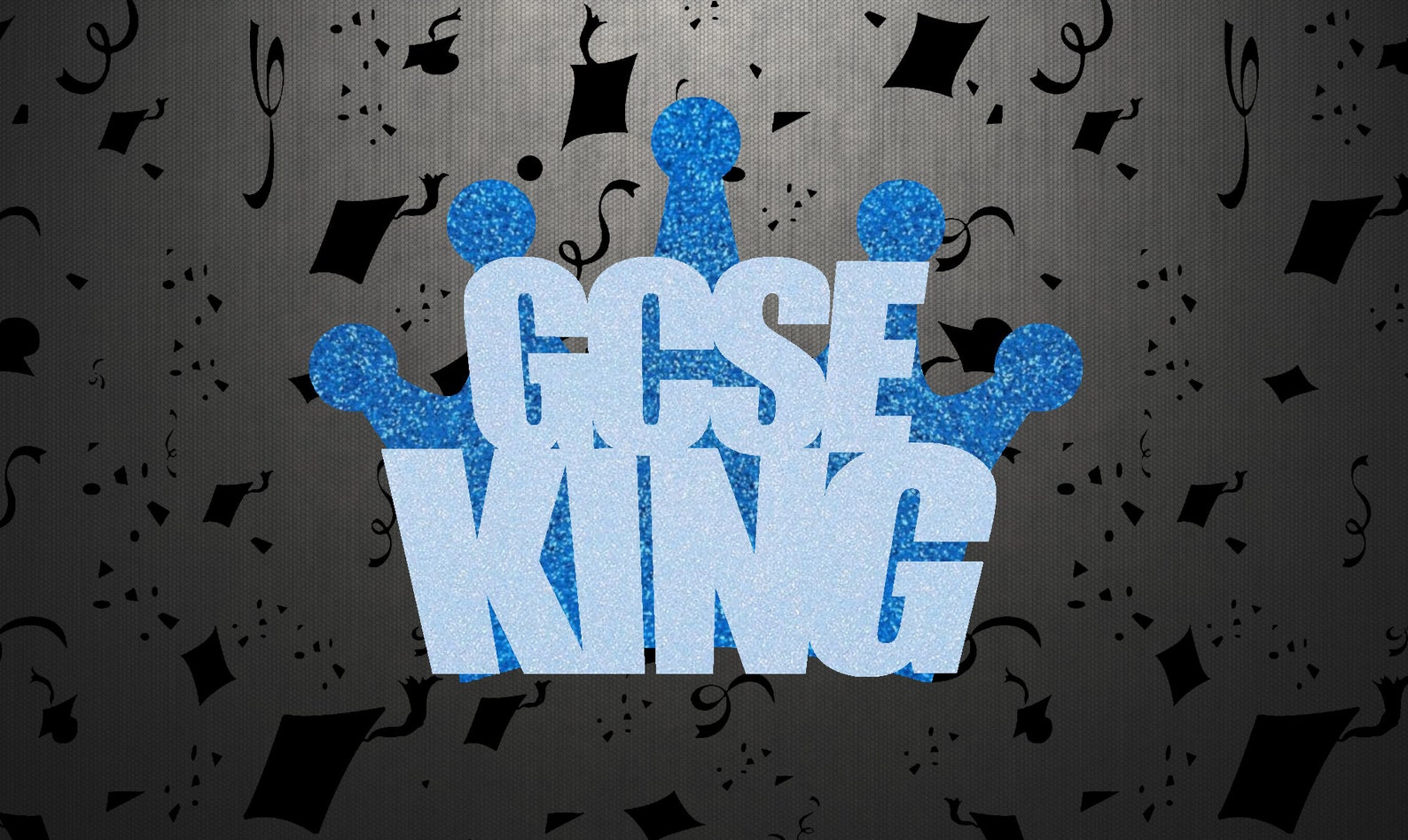 GCSE KING Cake Topper Graduation Cake Topper Exam Success - Etsy