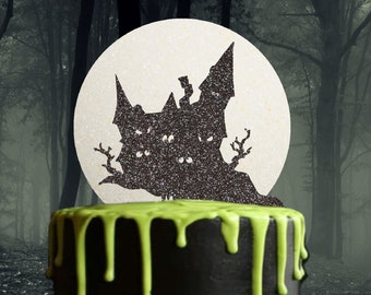 Haunted House 225-381 Cake Topper - Etsy