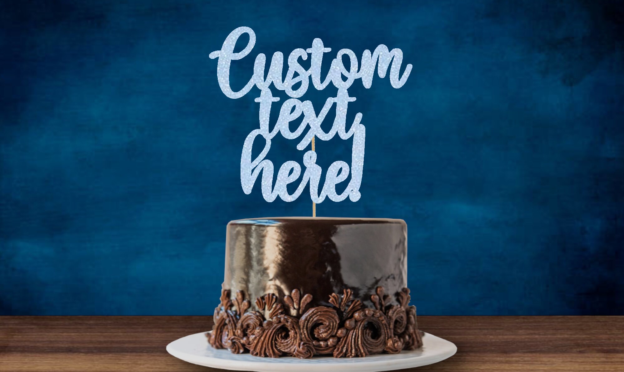 CUSTOM cake topper Personalised Cake Topper Birthday | Etsy