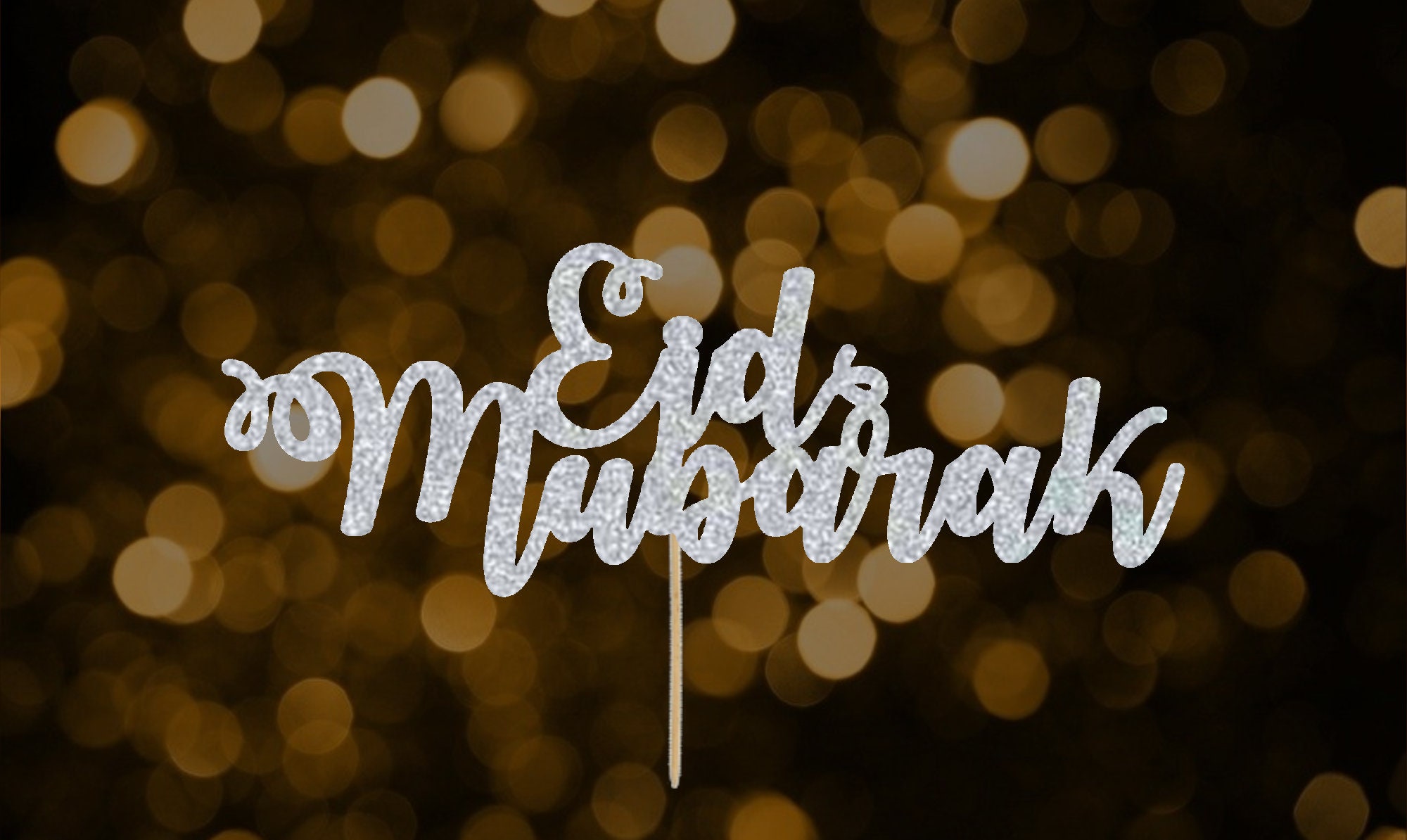 Eid Mubarak Cake Topper, Eid Cake Decoration, Cake Topper, Eid ...