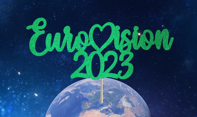 Eurovision Cake Topper Eurovision Centrepiece Cake Topper - Etsy