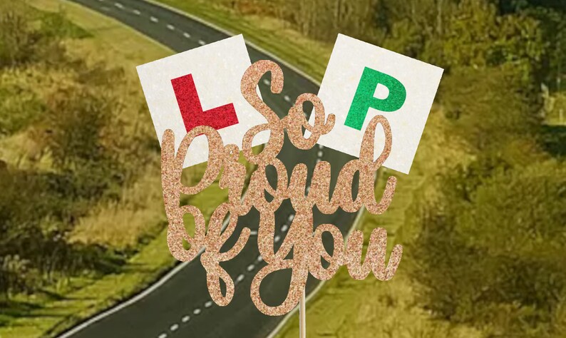Driving Test Pass, Learner Driver, Cake Topper, 1st Class Dispatch ...