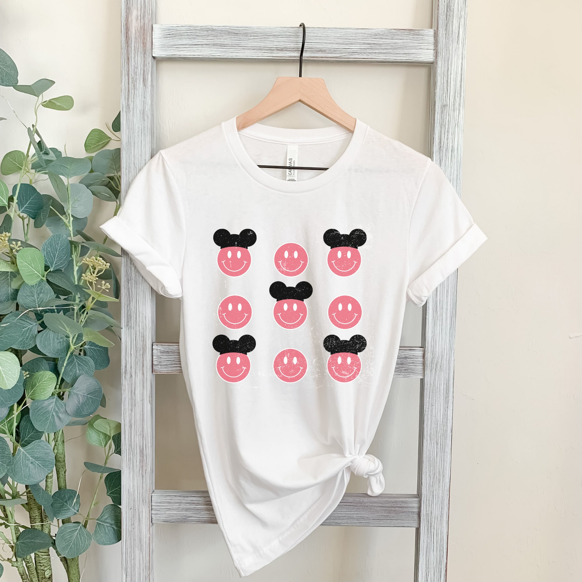 Smiley Face Preppy Disney Shirt Disney World Disneyland - Etsy