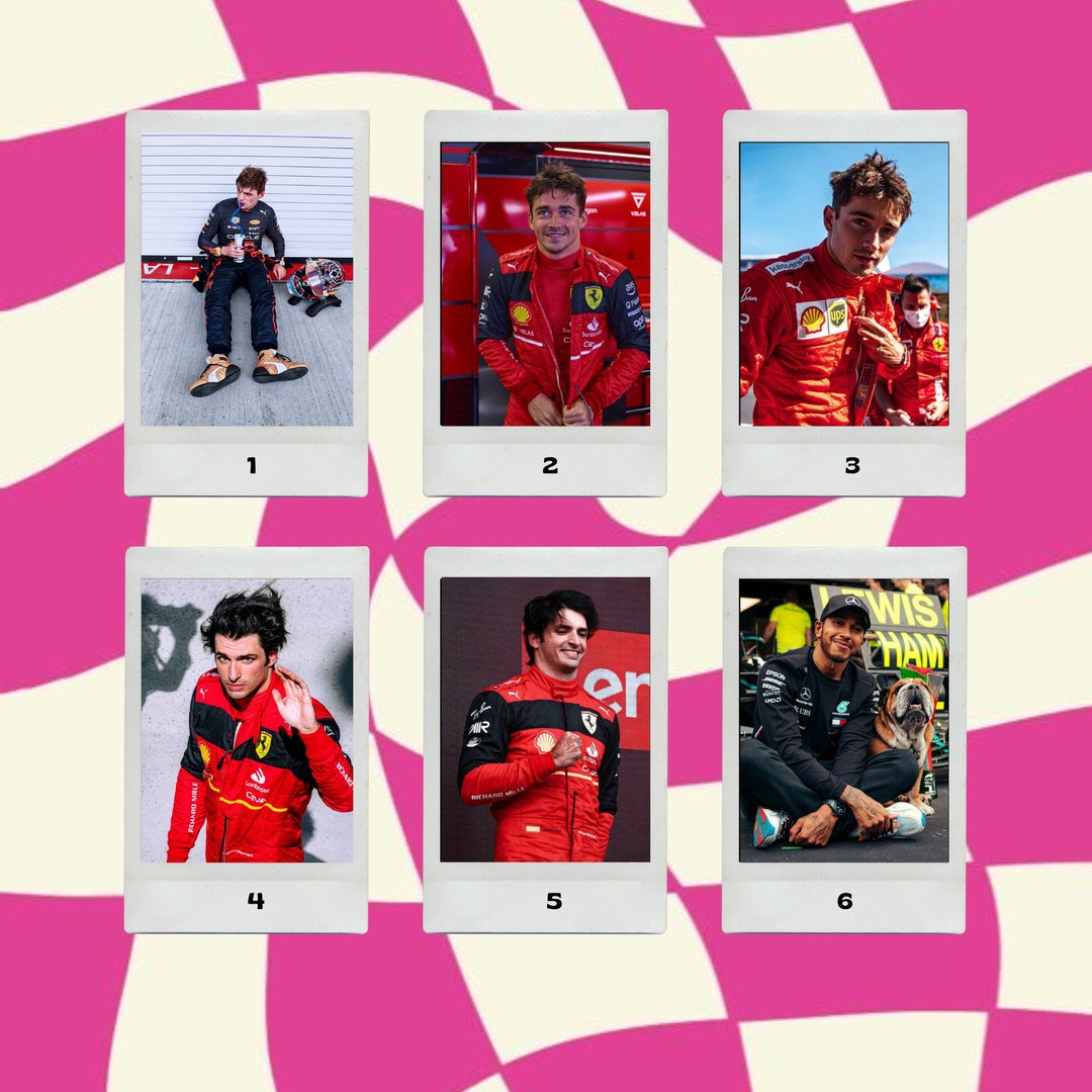 Formula 1 Polaroids Fujifilm Instax Mini Custom Vintage Printed Gift ...