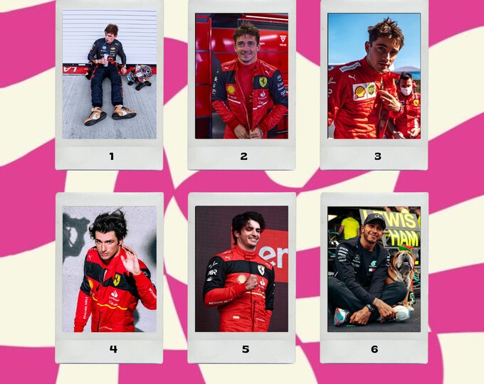 Formula 1 Polaroids | Fujifilm Instax Mini Custom Vintage Printed Gift ...