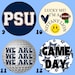 Penn State Inspired Game Day Buttons | Pin Lions University Fan ...
