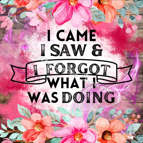 I Came I Saw I Forgot What I Was Doing Mug - Etsy