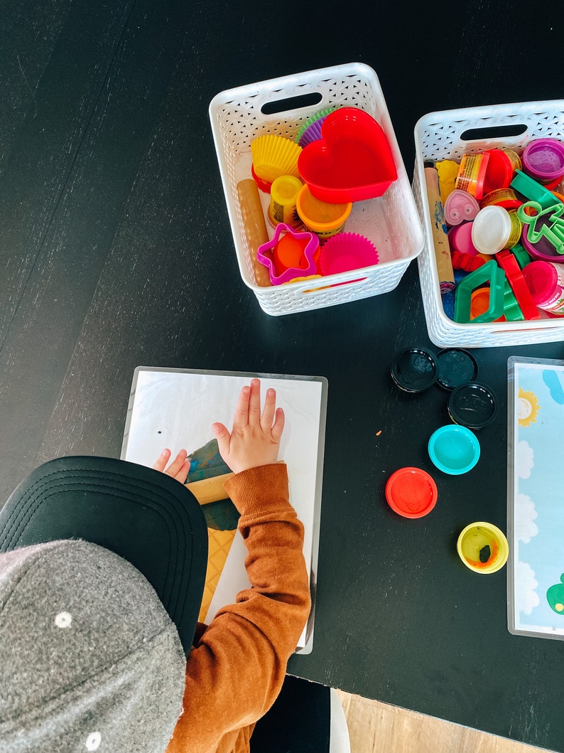 FUN Play Doh Mat Objects | Visual Cards | Printable Play Doh Activities ...