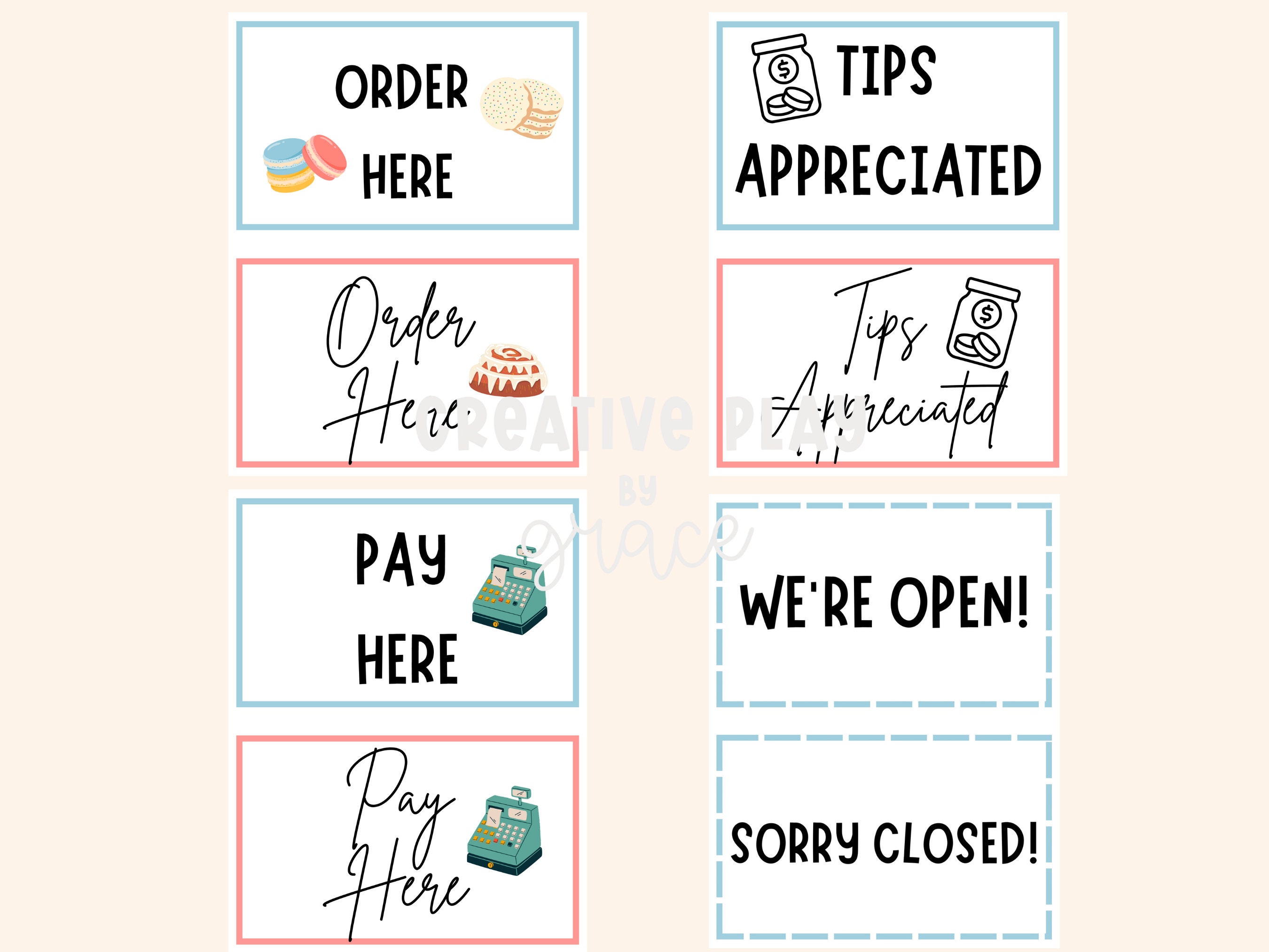 Bakery Dramatic Play, Pretend Play, Play Kit, Classroom Dramatic Play ...