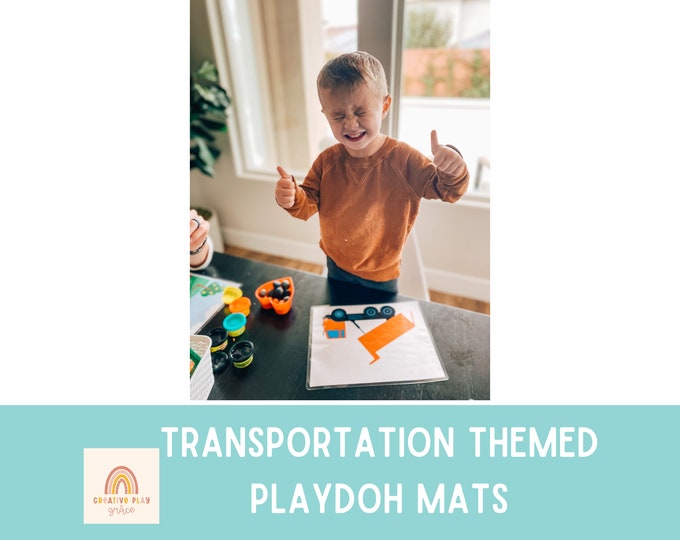 FUN Play-doh Printable Mat/ 50 Playdohmat Activity/motorcontrolskill ...