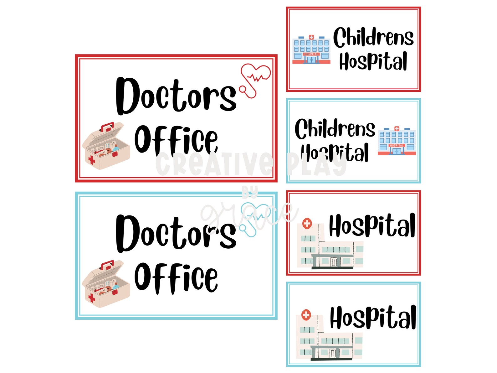 Doctor/hospital Dramatic Play, Pretend Play, Classroom Dramatic Play ...